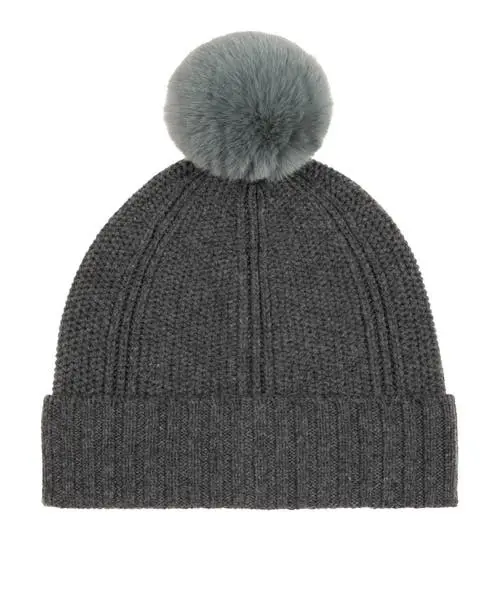 Echo Arched Rib Beanie - Charcoal