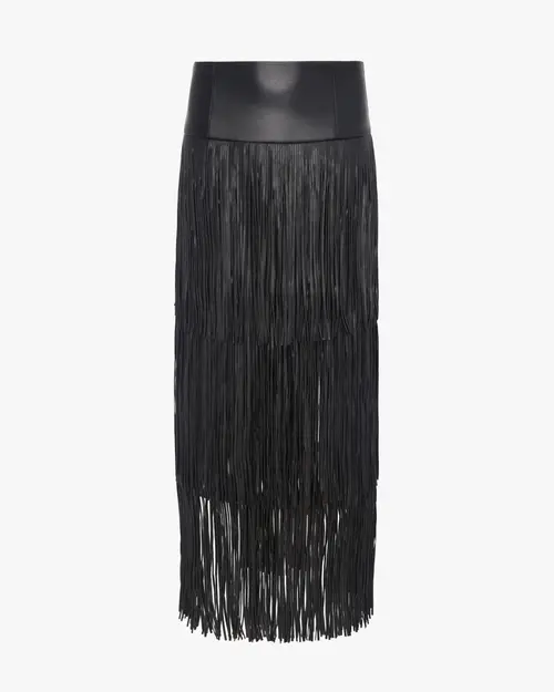 WeWoreWhat Fringe Midi Skirt