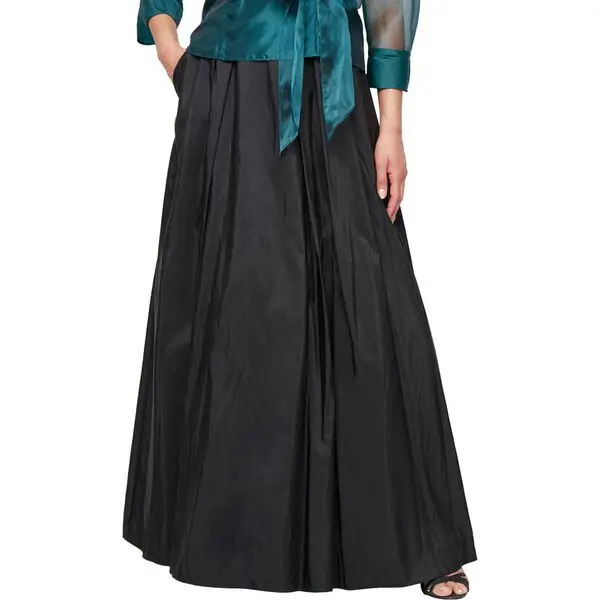 Alex Evenings Taffeta A-line Skirt