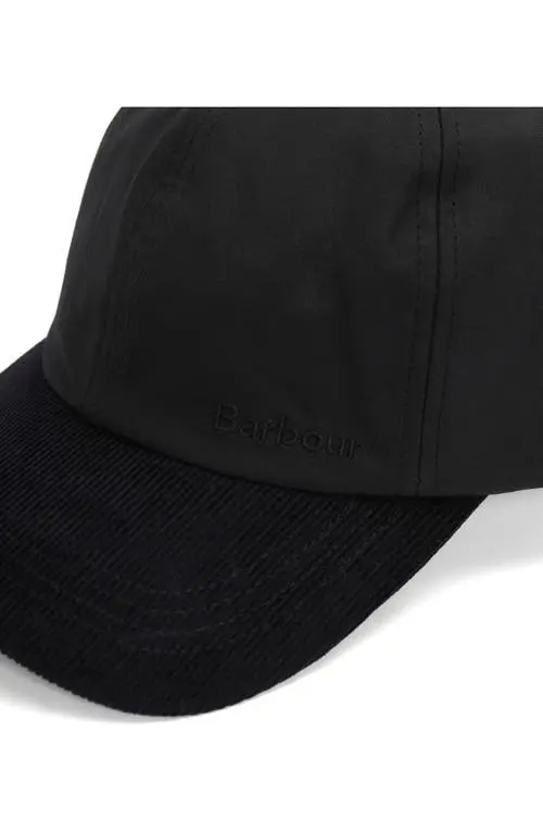Barbour Ashby Adjustable Baseball Cap - Black