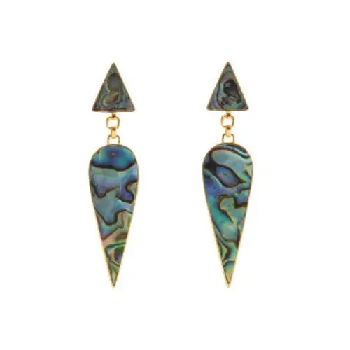 FREYA ROSE Warrioress Paua Earrings - Wonder Paua