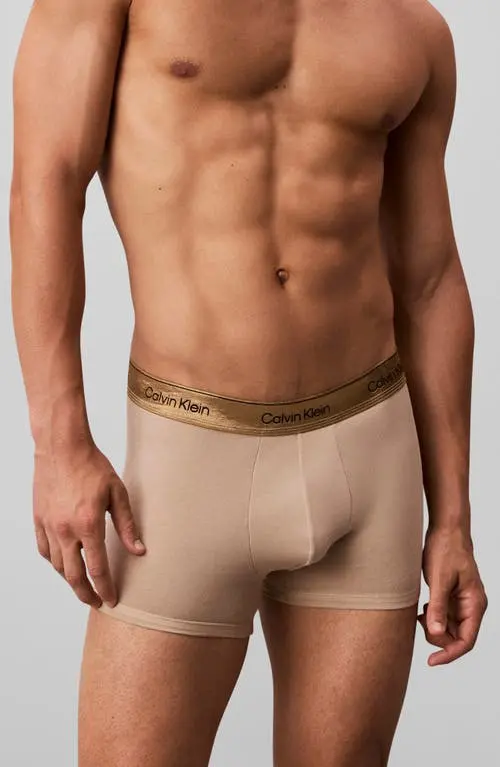 Calvin Klein Icon Holiday Stretch Cotton Boxer Briefs - Palladium