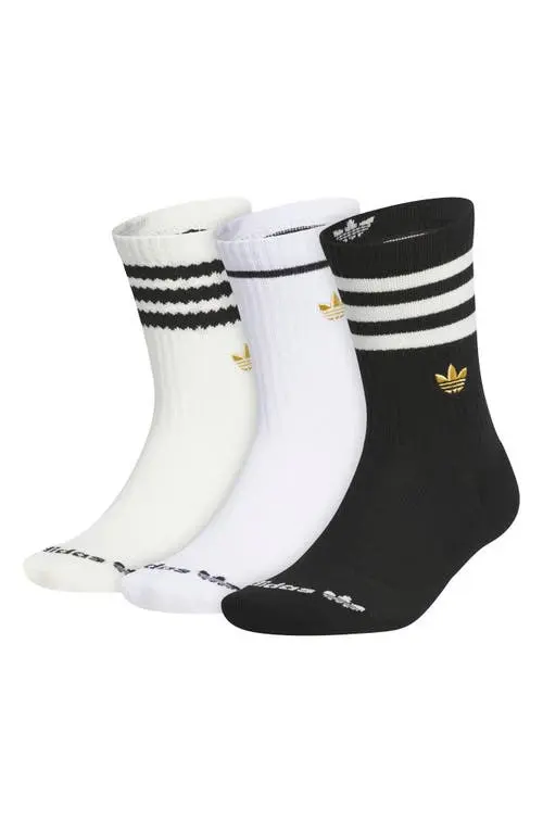 Adidas Originals Limited Performance Crew Socks 3 Pack - Light Beige