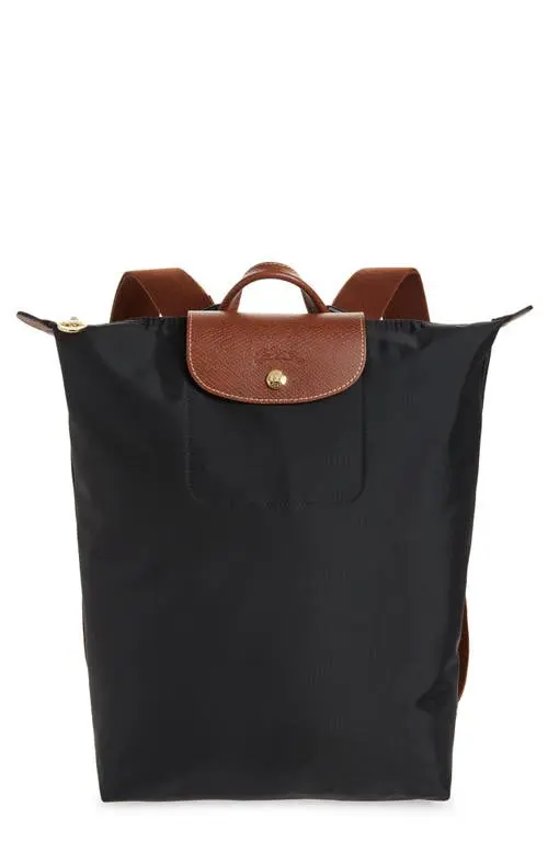Longchamp Medium Le Pliage Backpack - Black