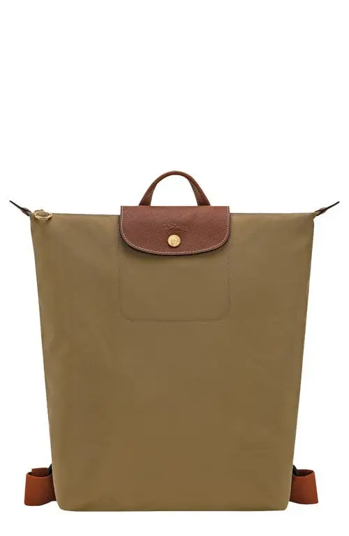 Longchamp Medium Le Pliage Backpack - Olive