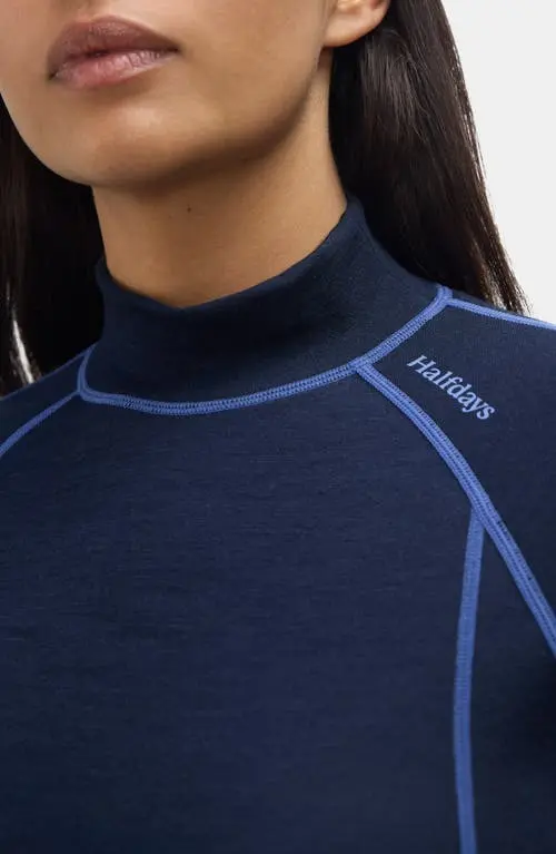 HALFDAYS Fay Base Layer Top - Navy