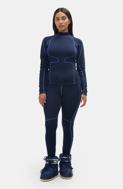 HALFDAYS Fay Base Layer Top - Navy