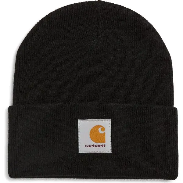 Carhartt Work In Progress Schooling Beanie - Black /wax