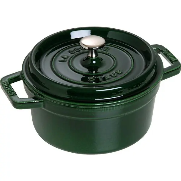 STAUB 2.75-quart Enameled Cast Iron Dutch Oven - Basil