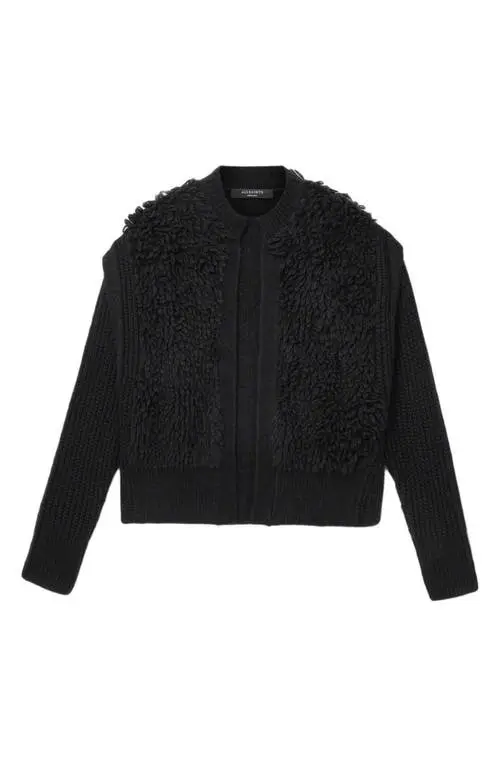 ALLSAINTS Elias Loopy Wool Blend Cardigan