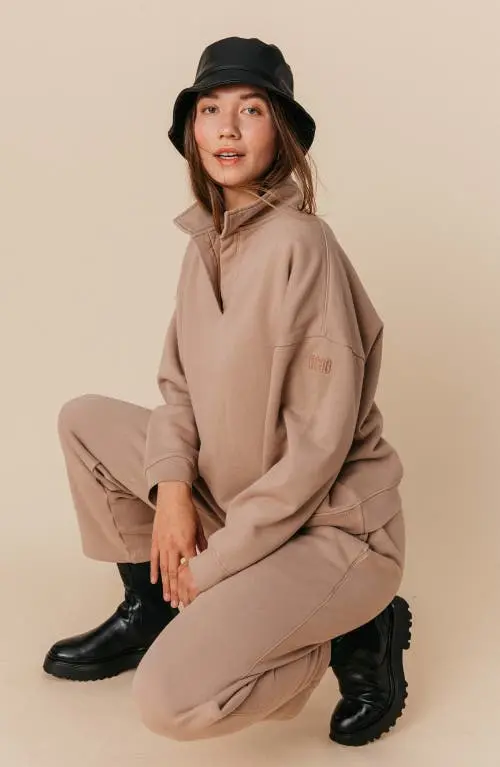 OCIO Organic Cotton Teddy Cropped Pants - Fawn