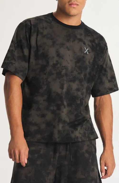 SAVAGE X FENTY Jersey T-shirt - Black Caviar Diffused Camo