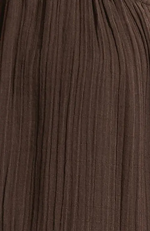 SEA LEVEL Sunset Tie Back Cover-up Dress - Espresso