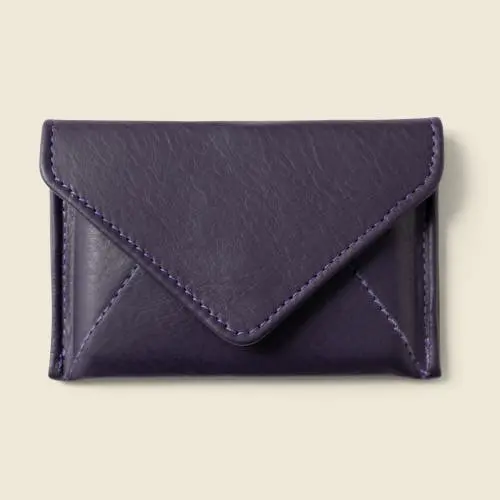 CASUPO Mini Envelope Wallet With Rfid Protection - Eggplant
