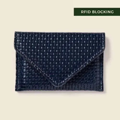 CASUPO Mini Envelope Wallet With Rfid Protection - Navy Limited Edition