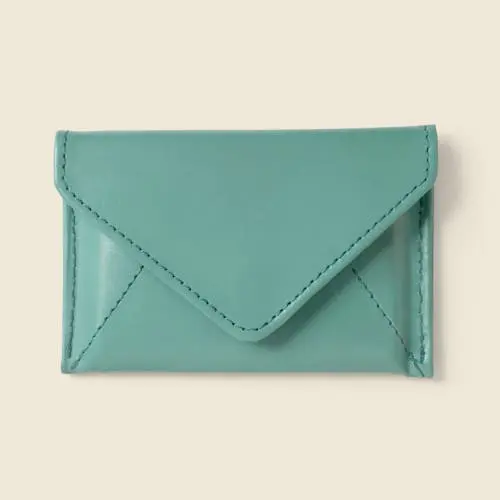 CASUPO Mini Envelope Wallet With Rfid Protection - Teal