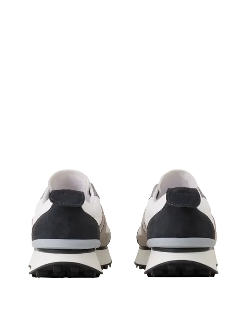 LANVIN Bumpr Sneakers In Mesh And Brushed Suede - Grey