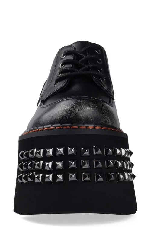 ZIGI Celestina Studded Platform Derby - Black