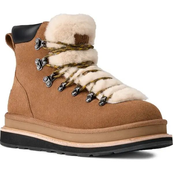 UGG X Sacai Hiking Boots - Chestnut