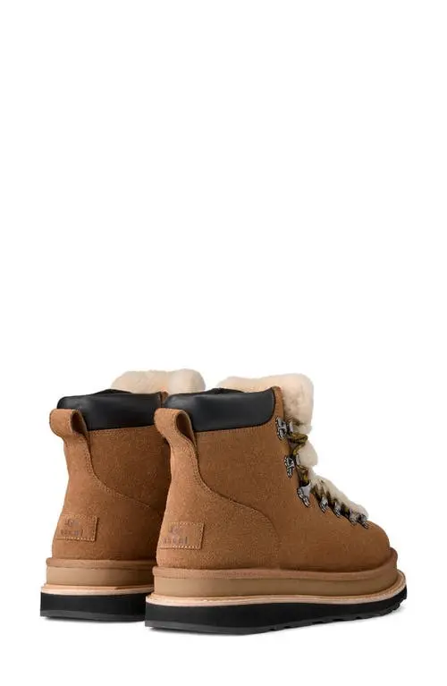 Ugg X Sacai Hiking Boots - Chestnut | Editorialist
