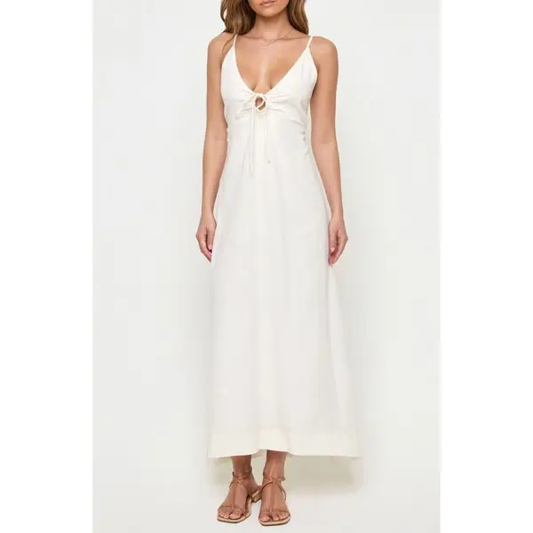 L*Space Mabel Cover-up Maxi Dress - Cream
