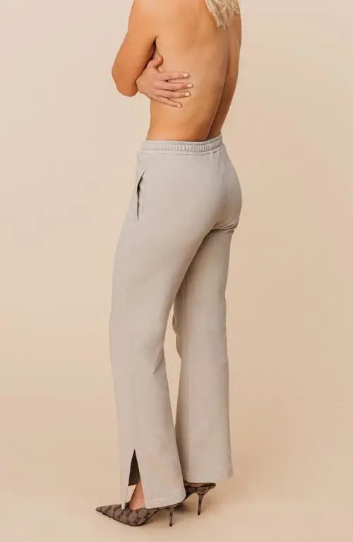 OCIO Organic Cotton Teddy Flare Pant - Stone