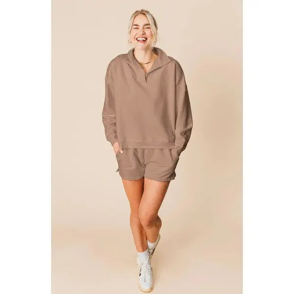 OCIO Organic Cotton Teddy Shorts - Fawn