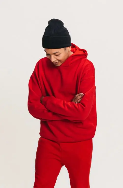 OCIO Organic Cotton Teddy Oversized Hoodie - Pop