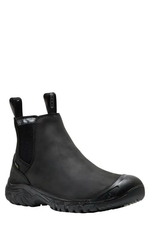 Keen Anchorage Iv Waterproof Chelsea Boot - Black/black