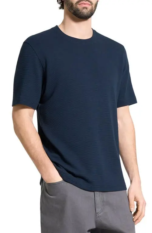 Theory Delroy Studio Textured T-shirt - Baltic