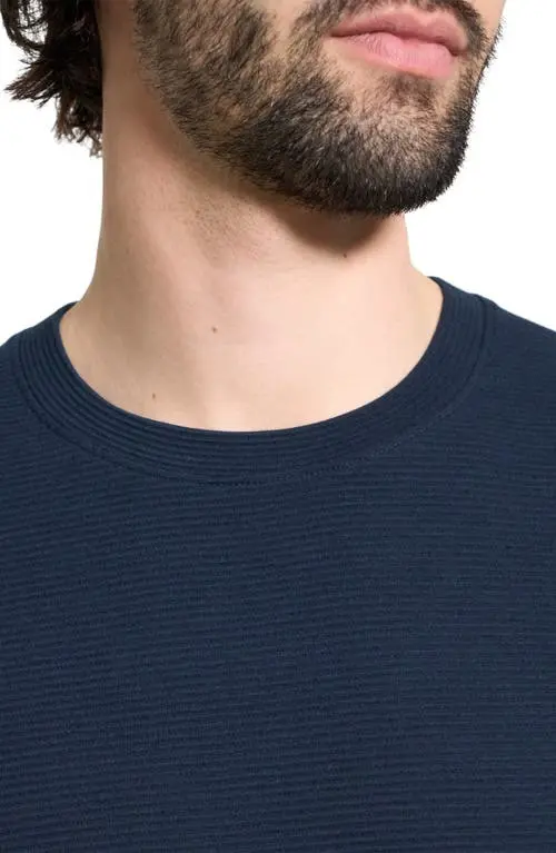 Theory Delroy Studio Textured T-shirt - Baltic