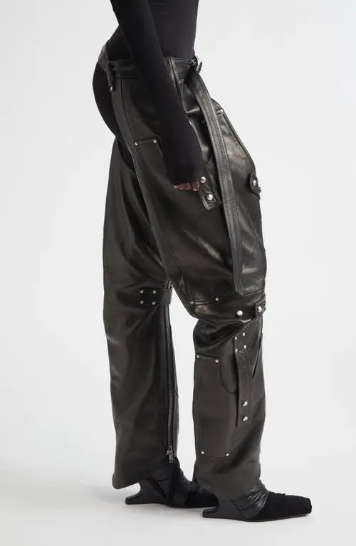 Rick Owens Leo Prothmann Leather Chaps