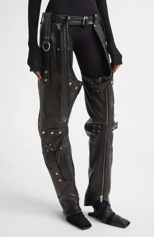 Rick Owens Leo Prothmann Leather Chaps