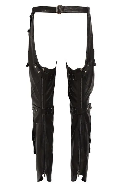 Rick Owens Leo Prothmann Leather Chaps