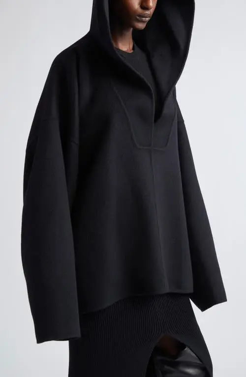 Rick Owens Hooded Cashmere Pullover