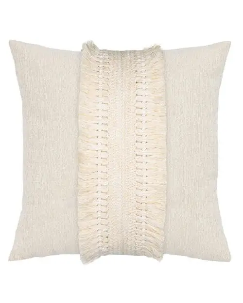 ELAINE SMITH Column Indoor & Outdoor Woven Accent Pillow - Crema