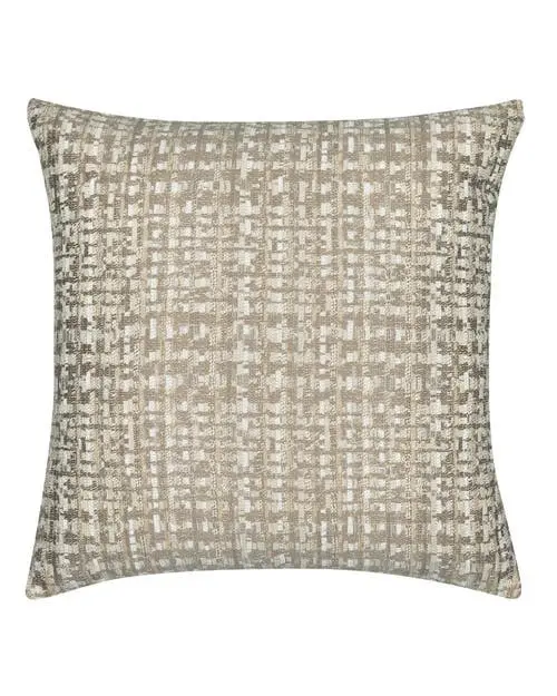 ELAINE SMITH Channel Indoor & Outdoor Woven Accent Pillow - Sable