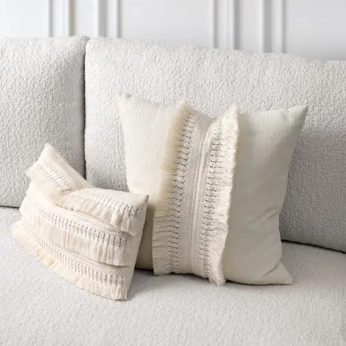 ELAINE SMITH Cascade Indoor & Outdoor Woven Accent Pillow