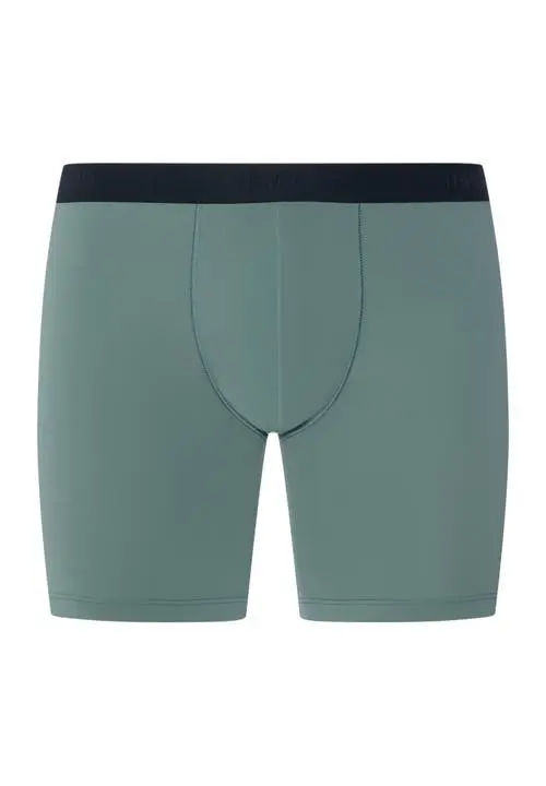 Hanro Micro Touch Long Boxer Brief - Studio Green