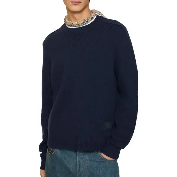 Burberry Cashmere Crew-neck Sweater - Silhouette Blue