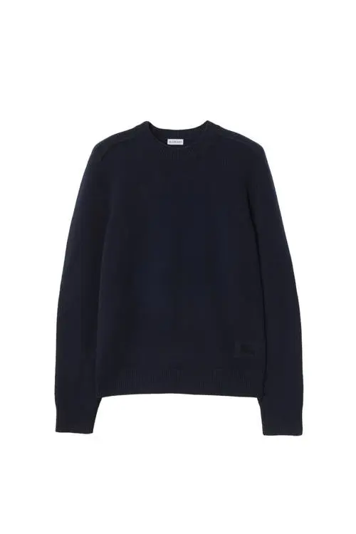 Burberry Cashmere Crew-neck Sweater - Silhouette Blue