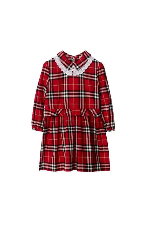 Burberry Check Cotton Flannel Dress