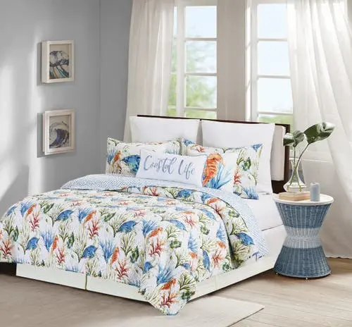 C&F HOME Marino Cotton Quilt Set Reversible And Machine Washable