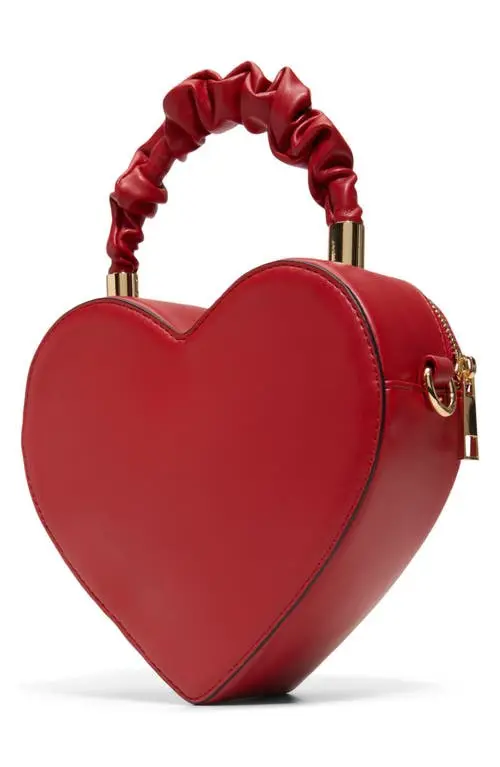 Aldo Faux Leather Heart Crossbody Bag