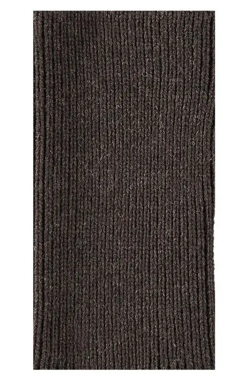 FAVORITE DAUGHTER Knit Arm Warmer And Leather Glove Set - Ganache