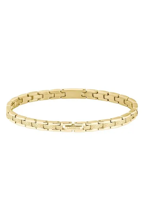 Lacoste Metropole Chain Bracelet - Gold
