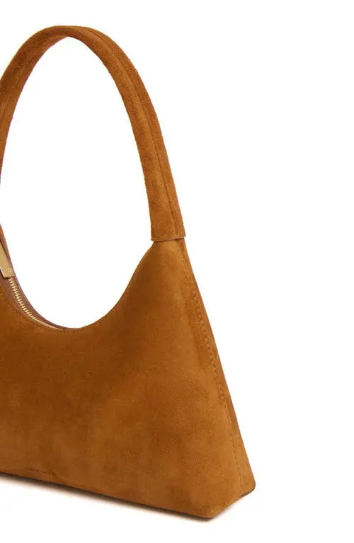 MANSUR GAVRIEL Mini Candy Suede Shoulder Bag - Saddle