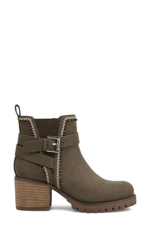 Mia Fausta Platform Bootie - Olive