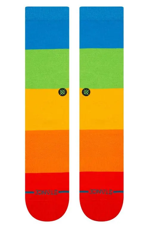 Stance Snapshot Crew Socks - Rainbow Multi