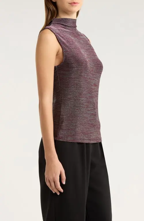 Veronica Beard Alora Metallic Sleeveless Knit Top